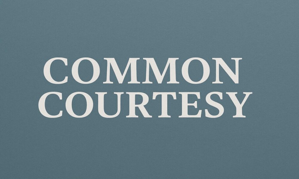 Common Courtesy - Gessolini