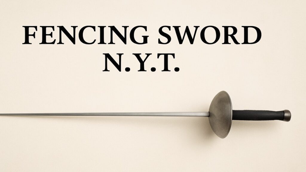 The Ultimate Guide to Fencing Sword: Insights Inspired by NYT - Gessolini