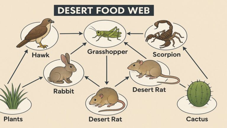 Desert Food Web: The Circle of Survival in Arid Lands - Gessolini